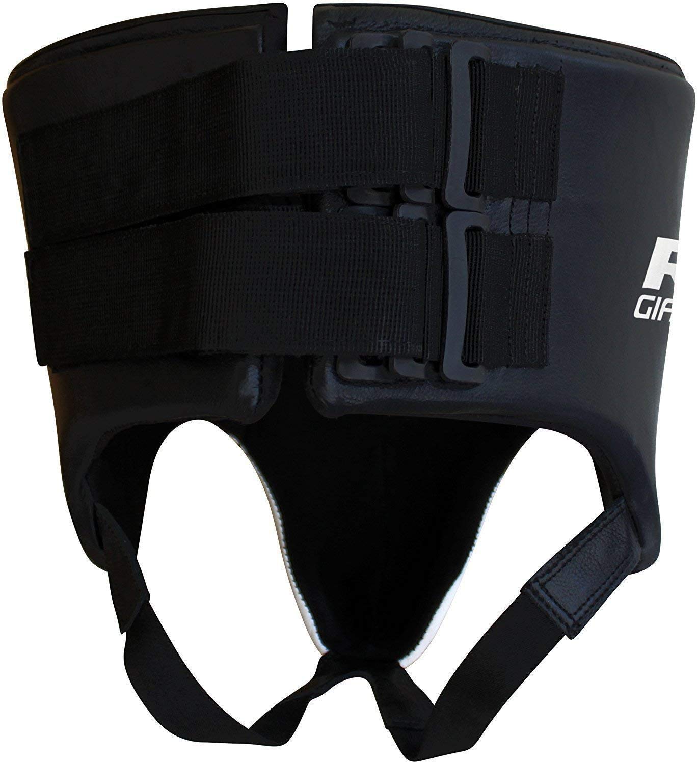 RDX Groin Protector for Boxing, Muay Thai, MMA Fighting and Kickboxing, Cowhide Leather Abdo Gear for Martial Arts Training, SATRA Approved Jockstrap Abdominal Guard for Sparring and Taekwondo