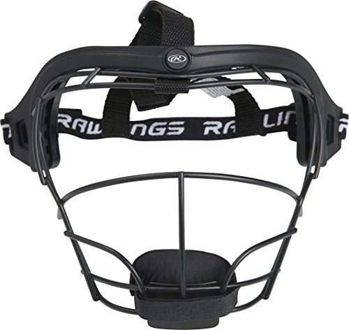 Rawlings | Wire Fielder's Mask | Fastpitch Softball | Youth | Adjustable One Size Fits Most,Black