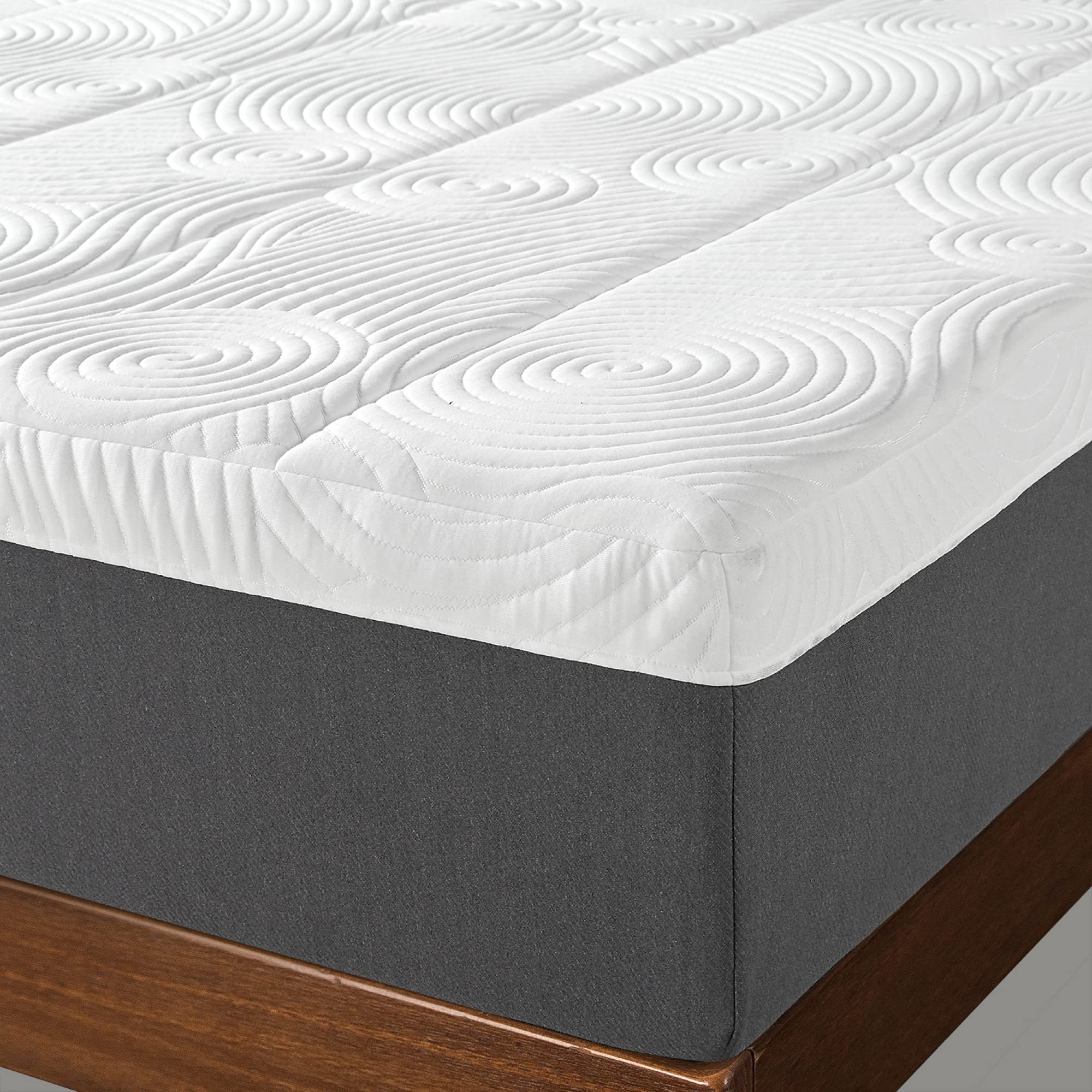 Zinus Blackstone 12 Inch Green Tea Airflow Memory Foam Mattress/CertiPUR-US Certified/Bed-in-a-Box/Pressure Relieving, Queen