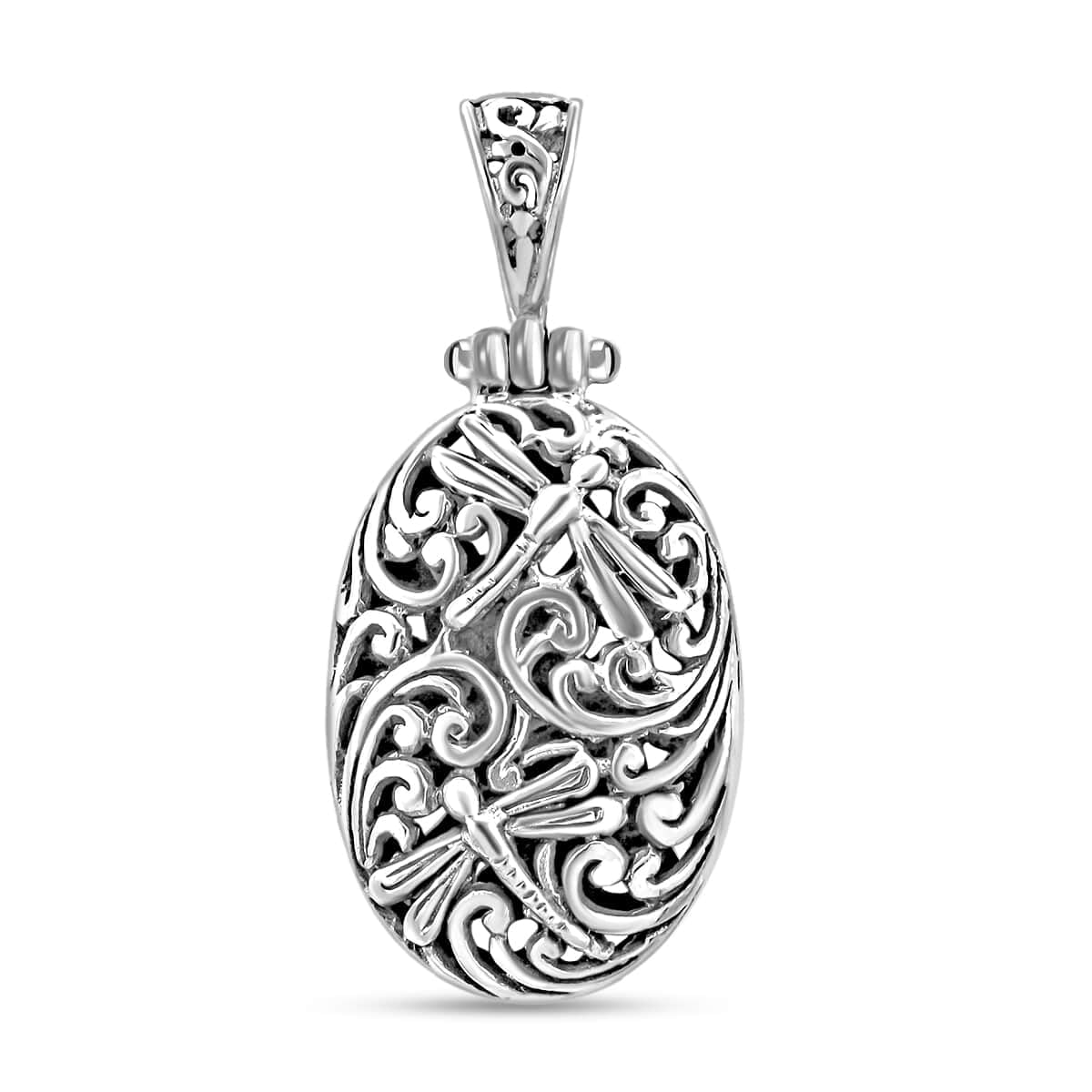 SHOP LC DELIVERING JOY BALI LEGACY Dragonfly Filigree Pendant for Women 925 Sterling Silver Men 6.8 g