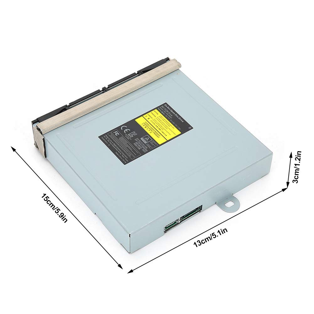 Sutinna CD Driver for Xbox One S, BluRay DVD Driver Replacement DG6M5S01B with Screwdriver, Xbox One S Console Accessories Parts(DG-6M5S-01B)