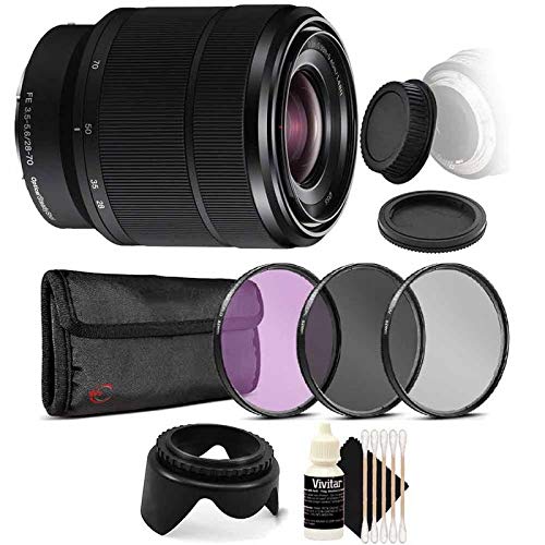 Sony FE 28-70mm f/3.5-5.6 OSS Lens for Sony Full Frame or Crop Mirrorless Cameras All You Need Acessory Bundle