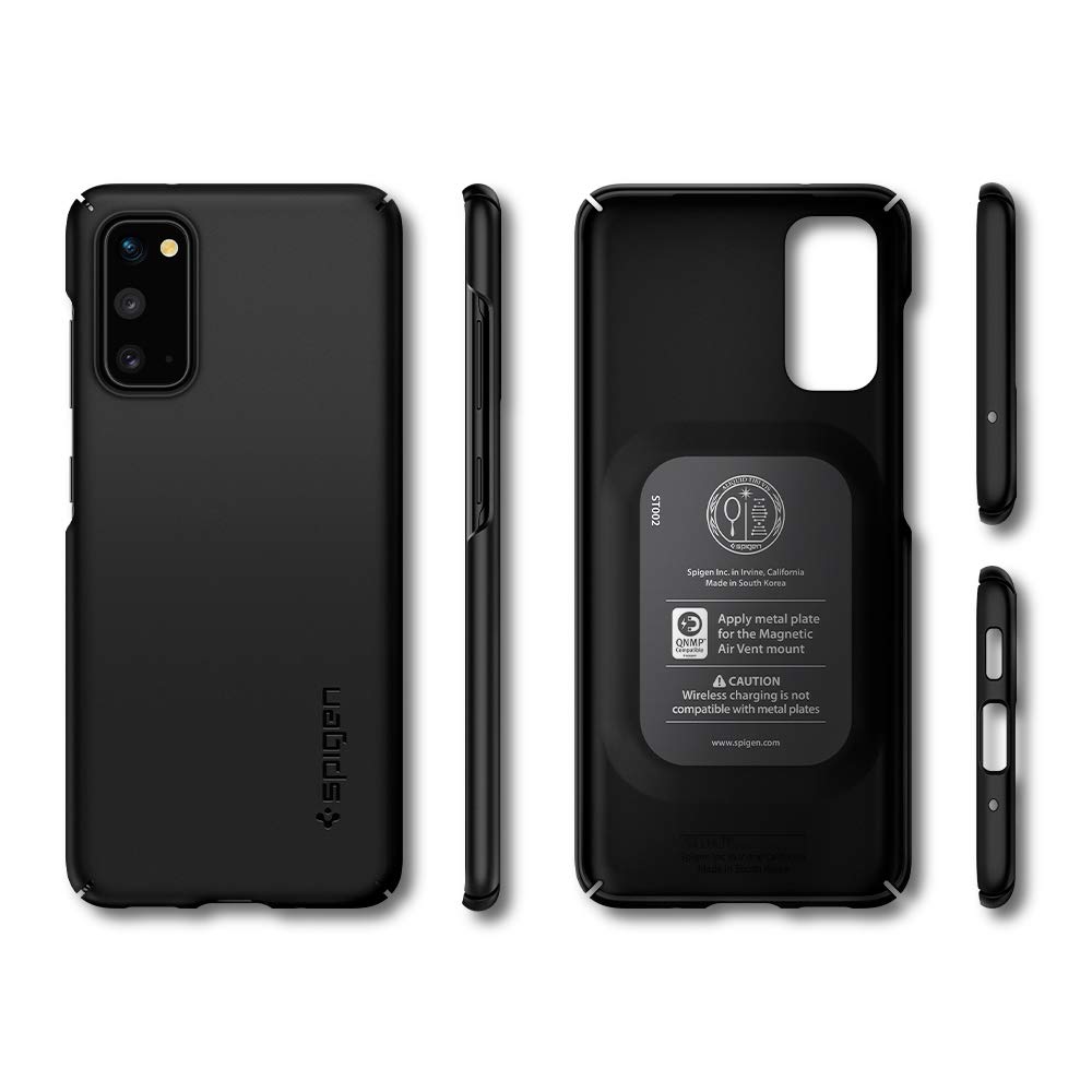 Spigen Thin Fit Designed for Samsung Galaxy S20 Case/Galaxy S20 5G Case (2020) - Black