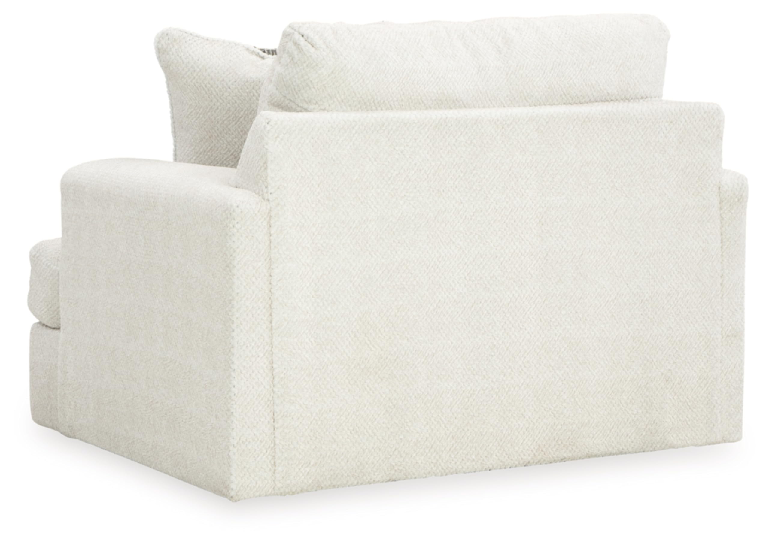 Signature Design by Ashley Karinne Coastal Upholstered Oversized Chair, White