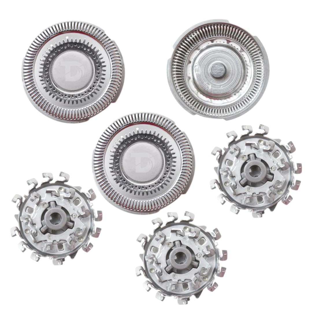 SH90 Replacement Heads for Philips Norelco Shaver Series 9000 ,Series 8000 & 8950,MultiPrecision Blades, Easy Cut and Installation.