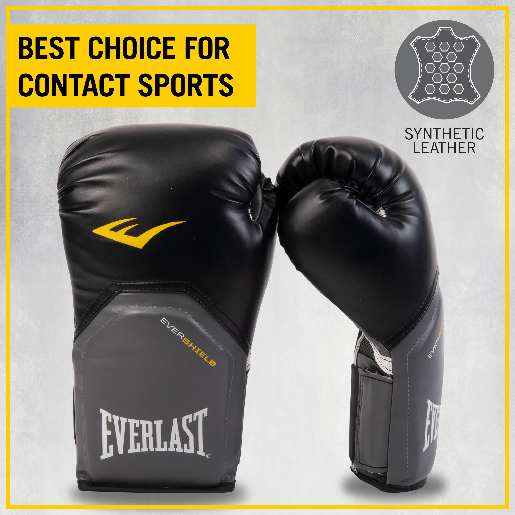 Pro Style Boxing Gloves-Black 14oz (PR)