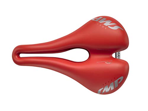 Selle SMP TRK Saddle Large - Matt Red, long 272 mm - wide 177 mm (ZSTT03LARGE-RED)