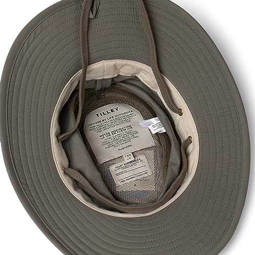 Tilley T4MO-1 Unisex Hiker's Hat (Olive, 7 7/8)
