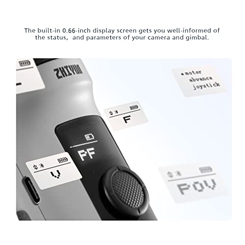 Zhiyun Crane M2S Gimbal Stabilizer for Mirrorless Camera Action Camera and Smartphone, Zhiyun Crane M2 Upgrade with Integrated Fill Light