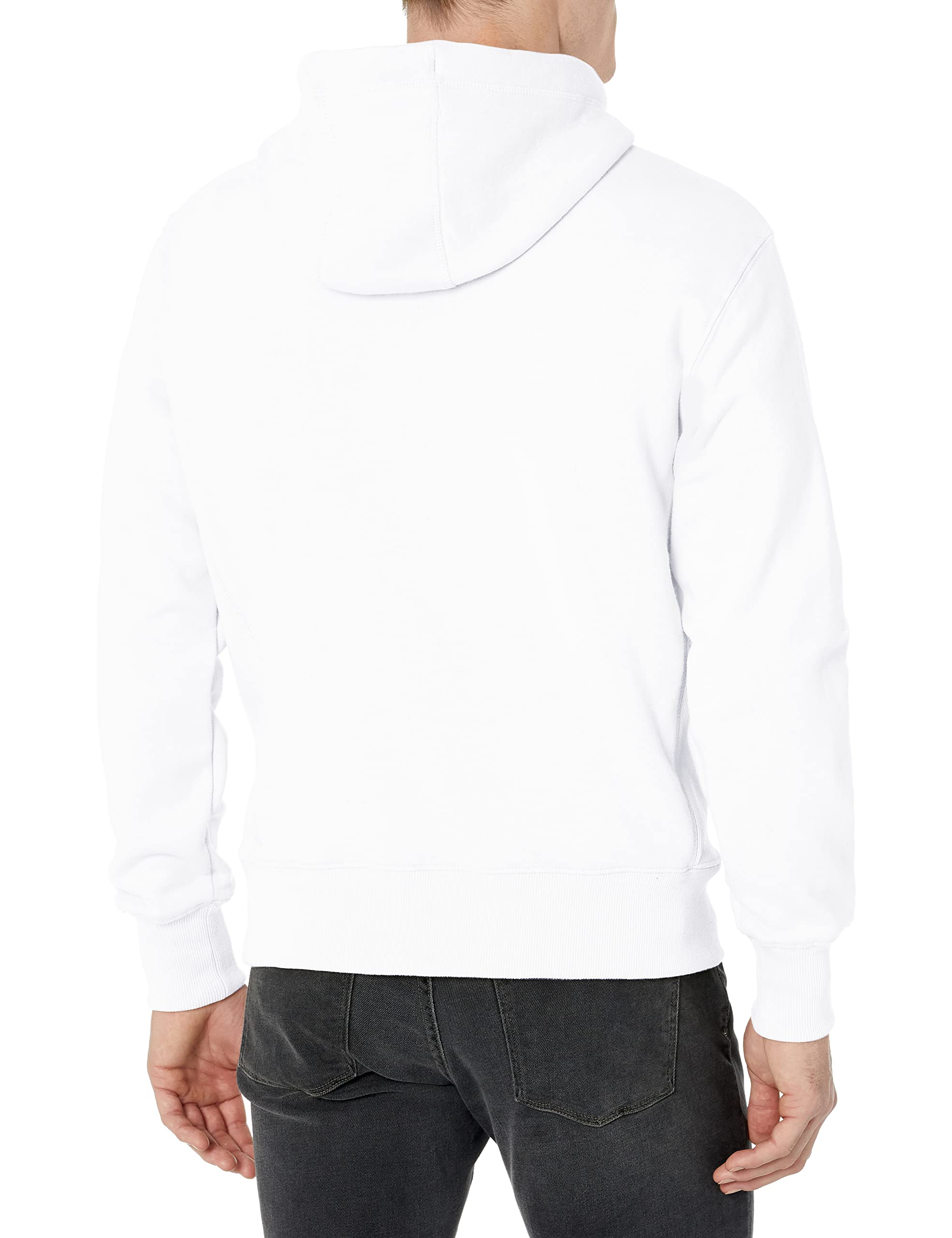 Superdry Men's Code Micro Logo Hood, Optic, XLarge