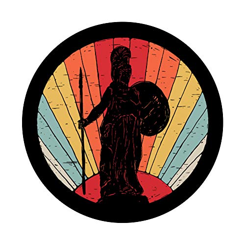 Vintage Retro Athena Shirt Greek Goddess PopSockets Swappable PopGrip
