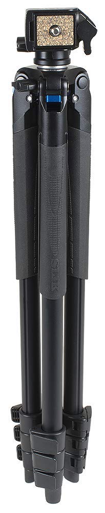 SLIK Sprint PRO III Travel Tripod w/SBH-100 Ball Head for Mirrorless/DSLR Sony Nikon Canon Fuji Cameras and More - Black (611-889)