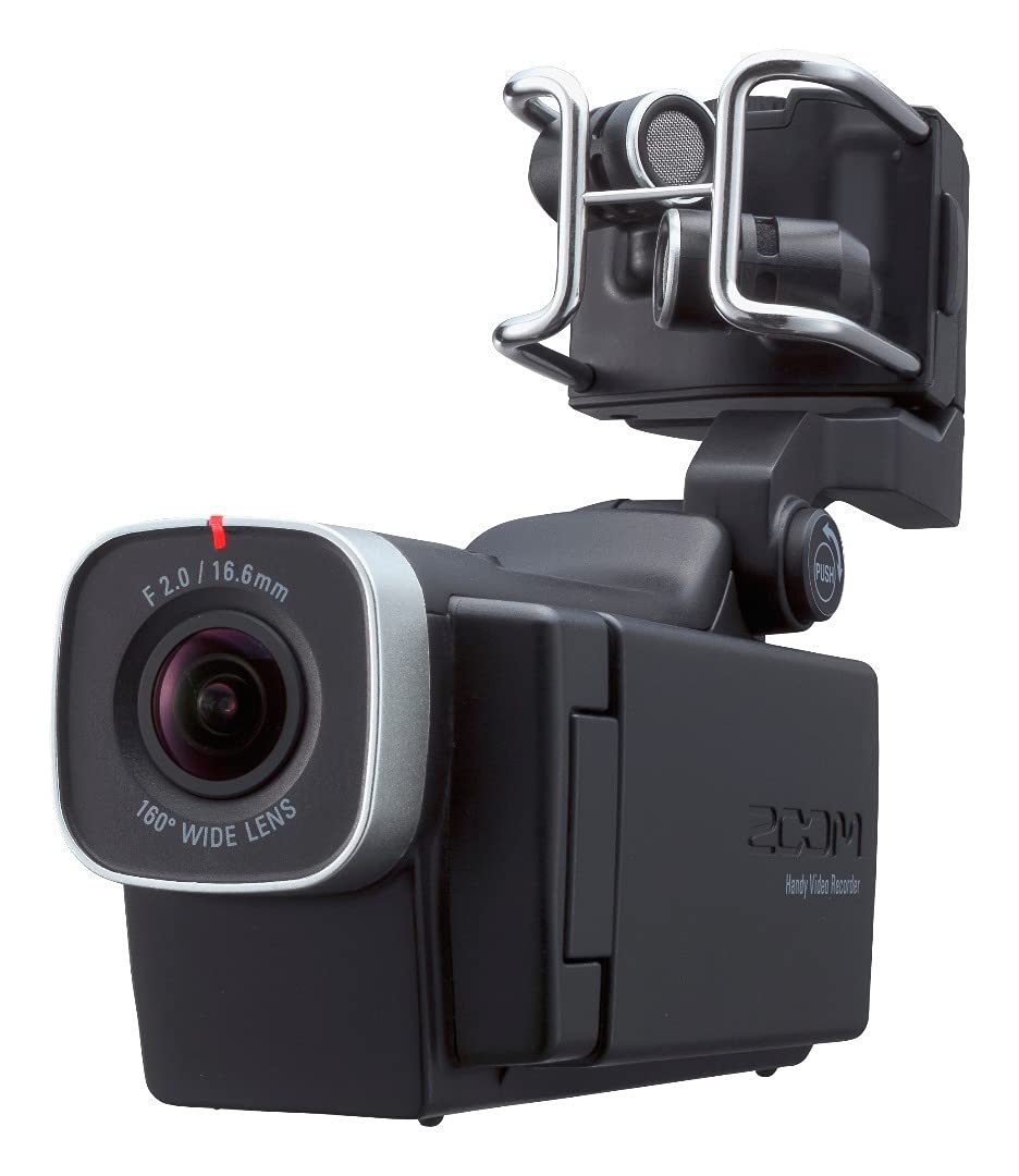 Zoom Q8 Handy Video Recorder with Rechargeable Battery and Spider Tripod Bundle (5 Items)