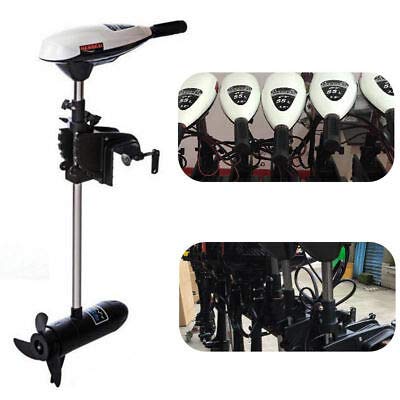 RANZHIX Trolling Motor 12V 65 lbs Shaft Bow Mount Electric Trolling Motor with Propeller for Inflatable Boats Fishing Boat