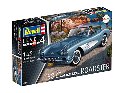 Revell Germany 07037 58 Corvette Roadster Model Kit Model Building Kit