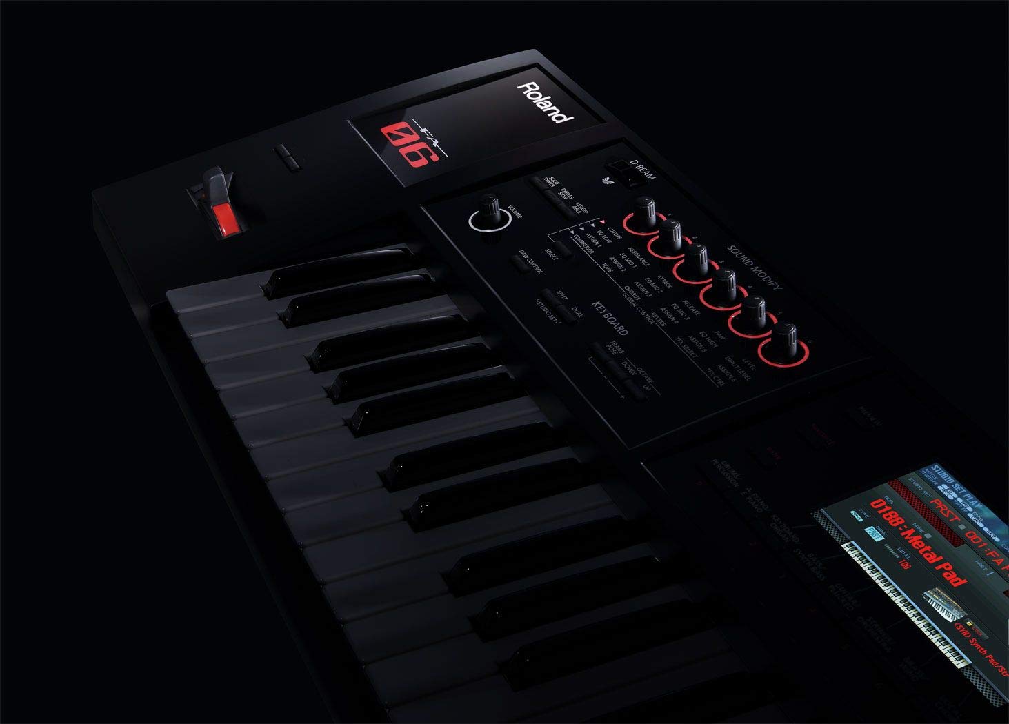Roland FA-06 61-Key Music Workstation with 16 Backlit Pads