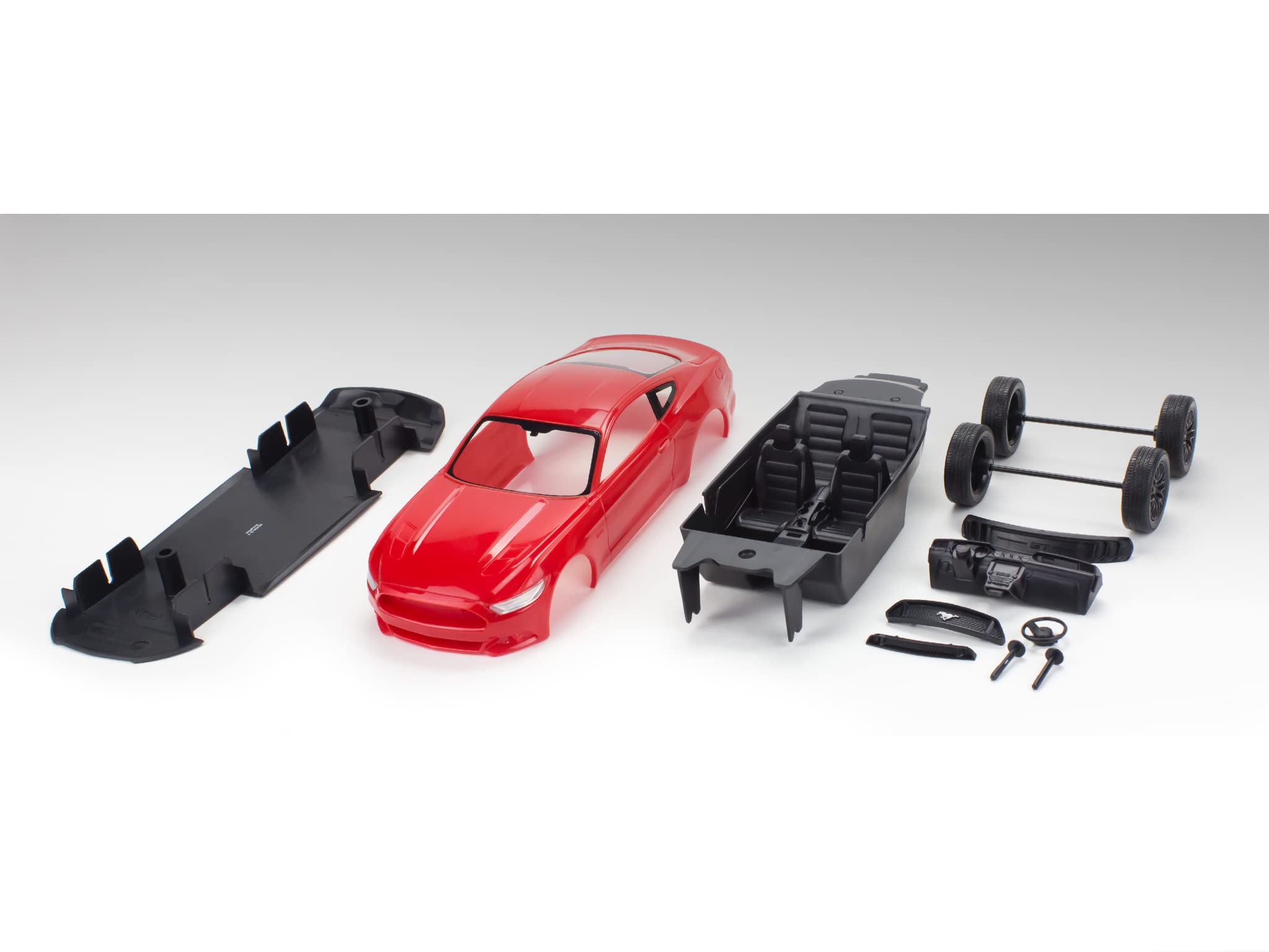 Revell 85-1238 2017 Ford Mustang GT Model Car Kit 1:25 Scale 12-Piece Skill Level 2 Plastic Easy-Click Model Building Kit, Red