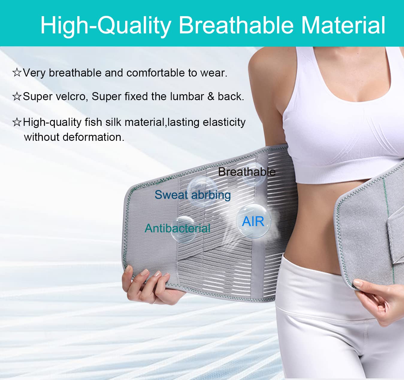 TANDCF Back Support,Entire Back Brace, Lumbar Support Belt for Women & Men, Adjustable Waist Trainer Belt for entire Back Pain Relief, Keeps Your Spine Straight and Safe(XL)