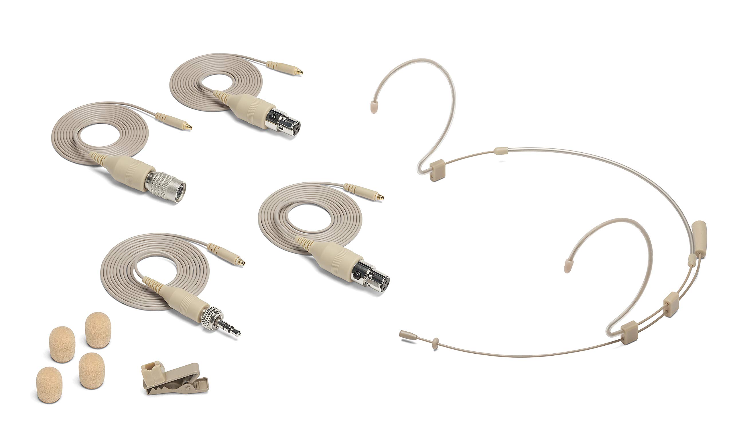Samson DE50x Professional Omnidirectional Headset Microphone, Tan