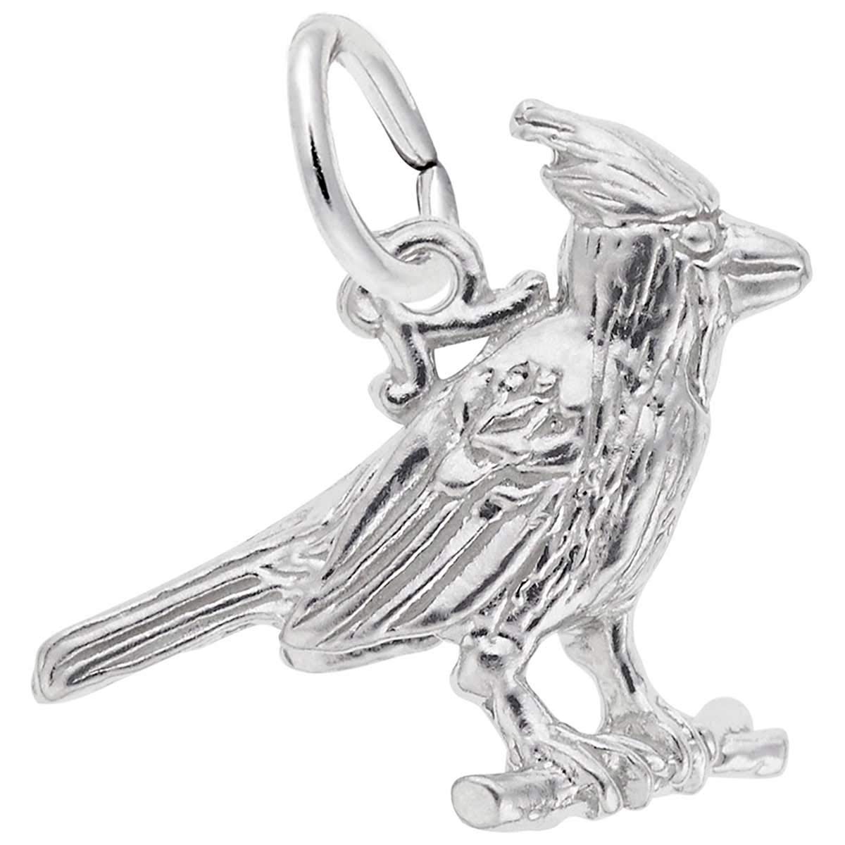 Rembrandt Charms Cardinal Charm, Sterling Silver