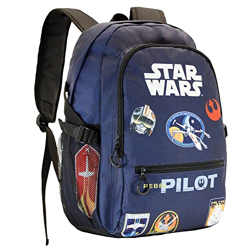 Star Wars Fight HS Fan Pilot Backpack, Black, Taille Unique