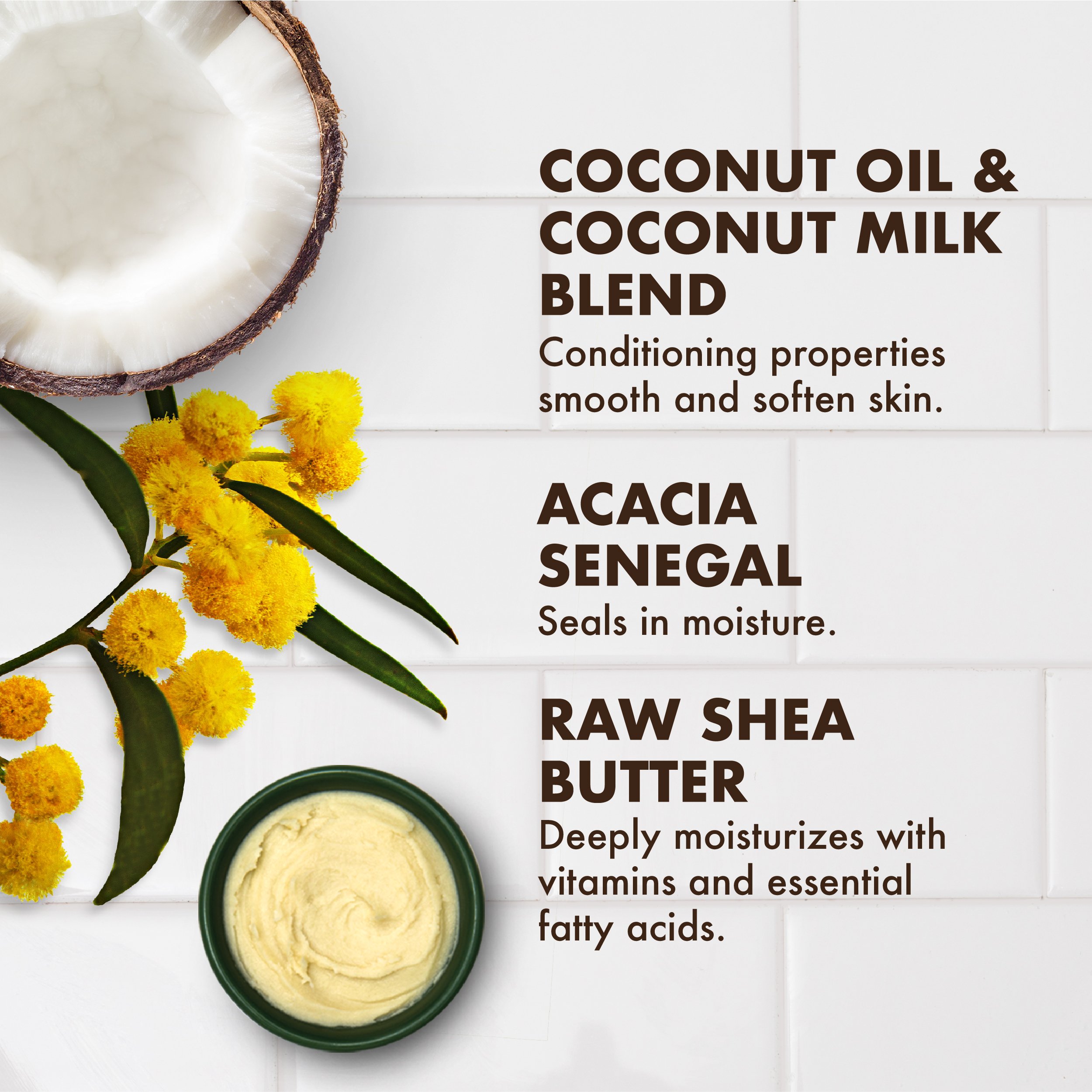 SheaMoisture 100% virgin coconut oil daily hydration bubble bath & body wash, 13 Fluid Ounce