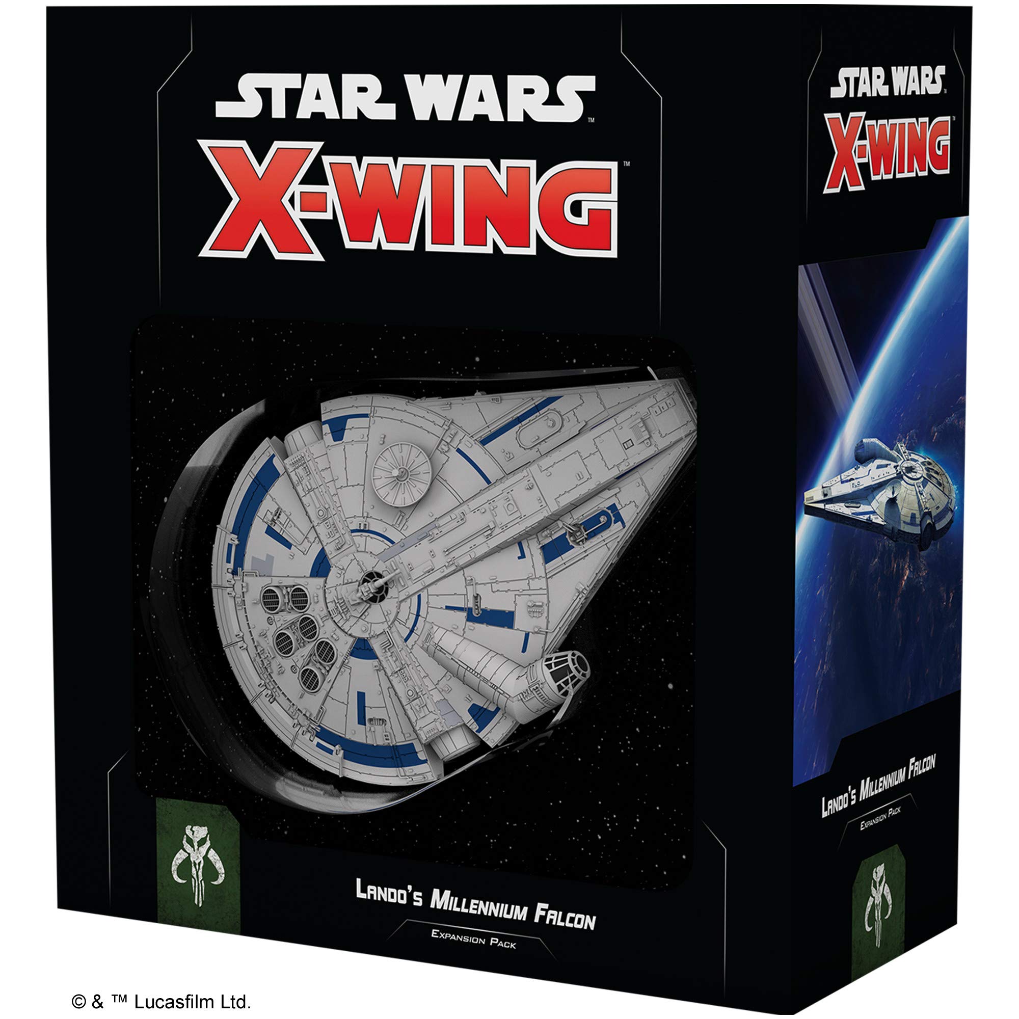 Star Wars X-Wing 2nd Edition Miniatures Game Millenium Falcon EXPANSION PACK | Strategy Game for Adults and Teens | Ages 14+ | 2 Players | Average Playtime 45 Minutes | Made by Atomic Mass Games