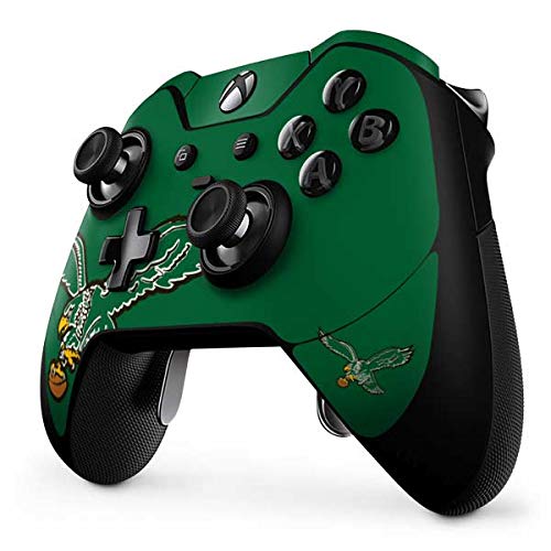 Skinit Decal Gaming Skin compatible with Xbox One Elite Controller - Officially Licensed NFL Philadelphia Eagles Retro Logo Design