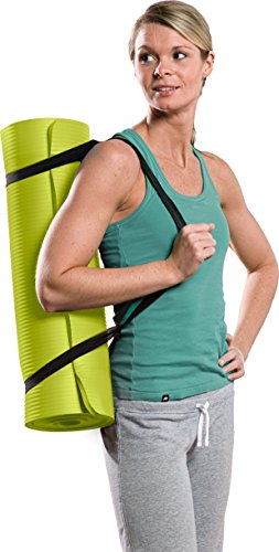 Pure Fitness 1/2 inch Ultra Thick NBR Exercise Mat - Lime