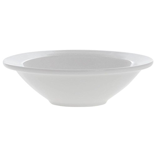 World Tableware 840-320-020 Classic Plain Bright White China - Grapefruit Bowl, 10 oz. I 3 Dozen