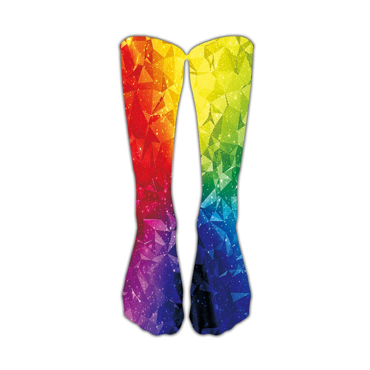 Tye Dye Compression Socks Long High Knee Sport Socking Printing Soccer Sock JW35 (B)