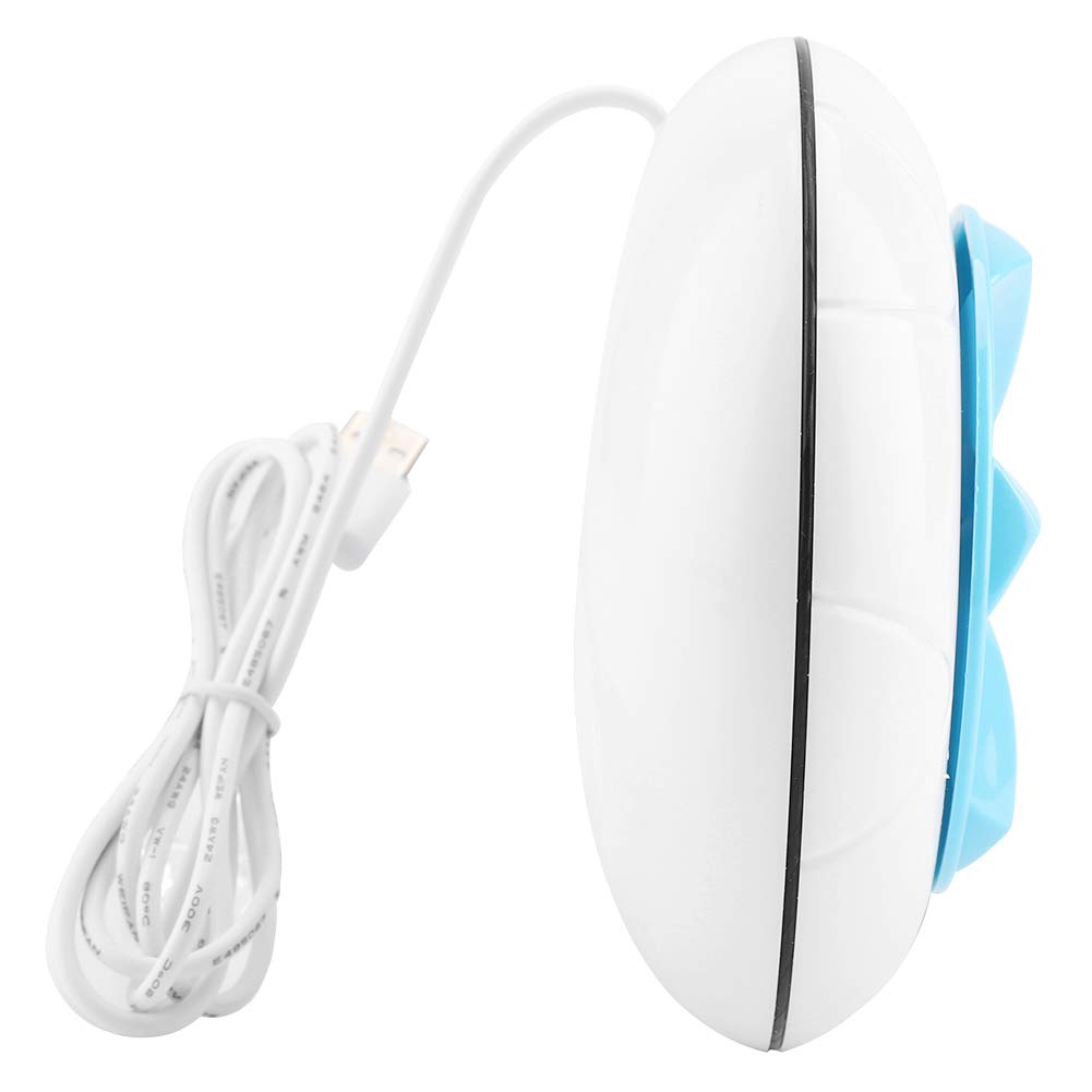 USB Mini Ultrasonic Washing Machine Turbine Cleaner Portable for Washing Machine Multifunction Travel Washing Device Tool for Clothes Fruit Vegetable Underwear Socks(Blue)