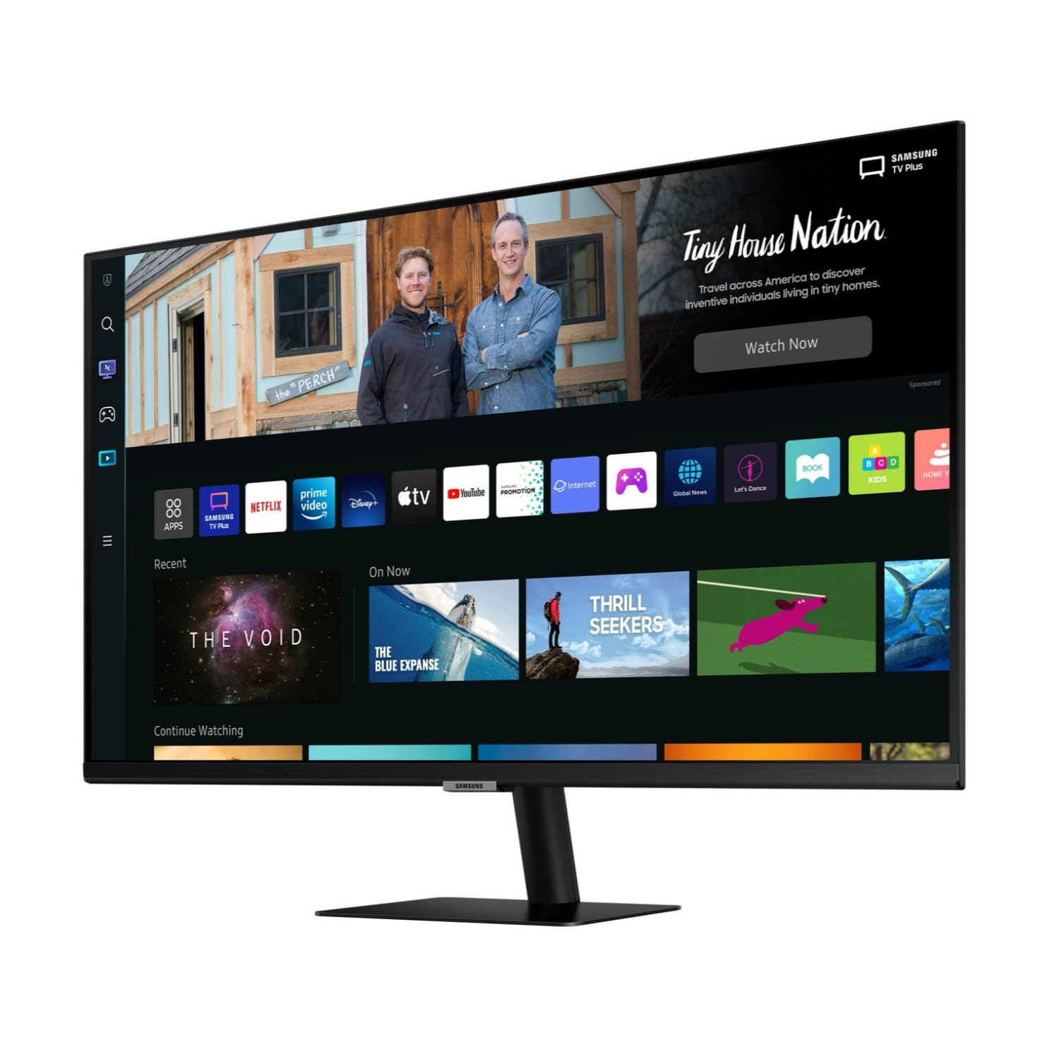 SAMSUNG 32-Inch M50B Series 1920 x 1080 Resolution Full HD Smart Monitor and Streaming TV with Mobile Connectivity (Renewed)