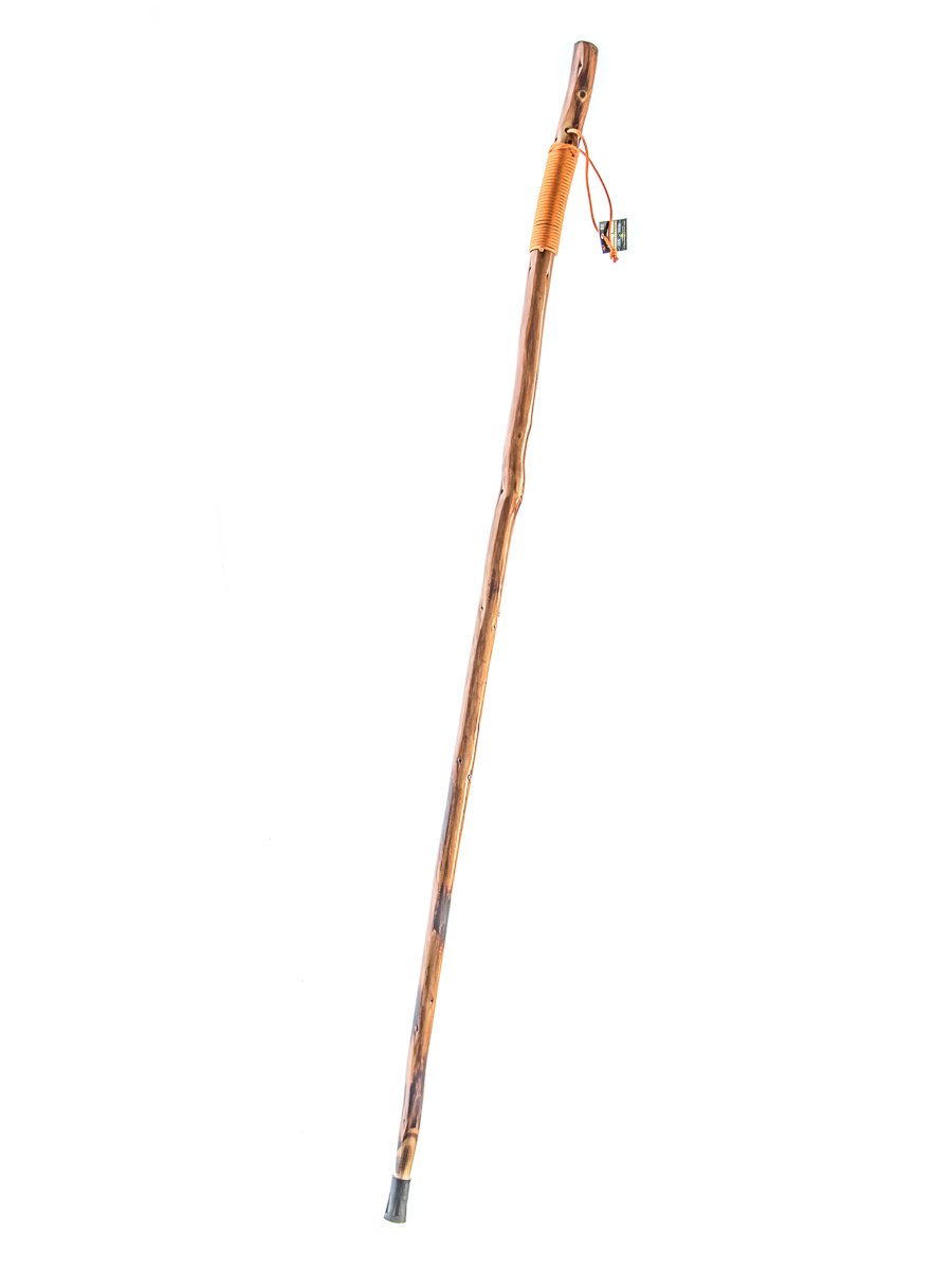 SE Walking/Hiking Stick with Orange Paracord, 440 lb Pull Capacity, 55" - WS636-55OR