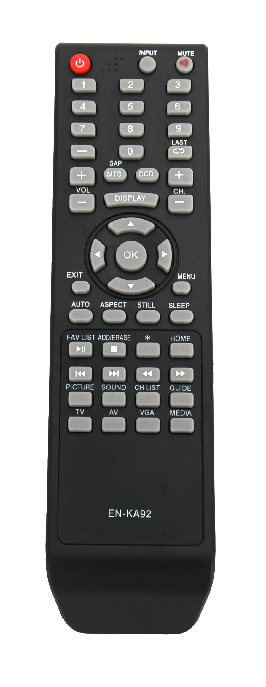 Replace EN-KA92 Remote Control for Hisense TV 32D37 32H3B1 32H3B2 32H3C 32H3E 40H3B 40H3C 40H3E 32H3E 32H3C 40H3E 40H3C 32D20