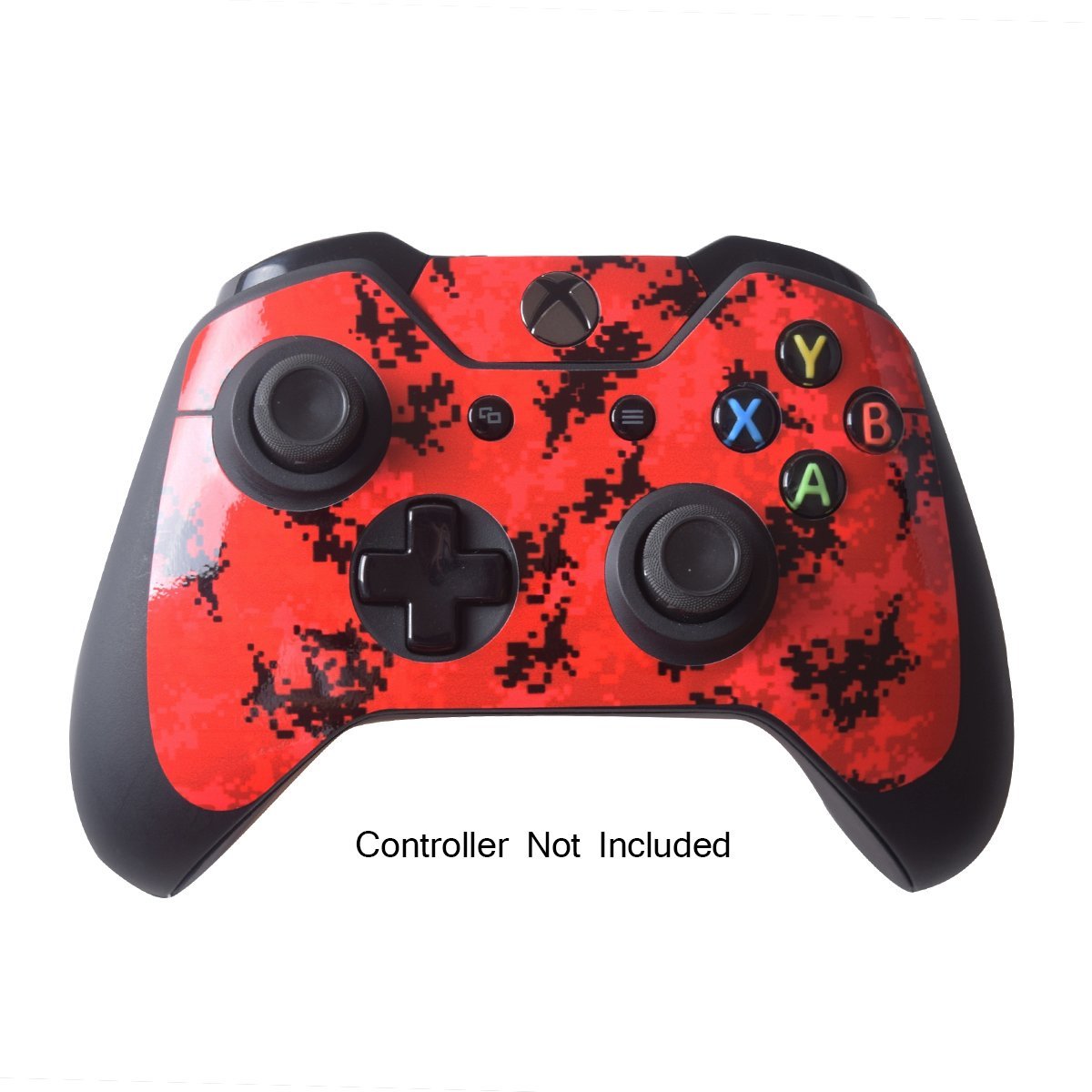 Skins Stickers for Xbox One Games Controller - Custom Orginal Xbox 1 Remote Controller Wired Wireless Protective Decals Covers - High Gloss Protector Accessories - Digicamo Red