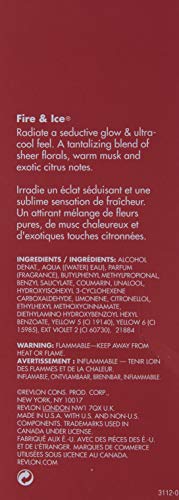 Revlon Women's Perfume, Fire & Ice, Eau de Toilette Spray, Floral and Citrus Scent Notes, 1.7 Fl Oz