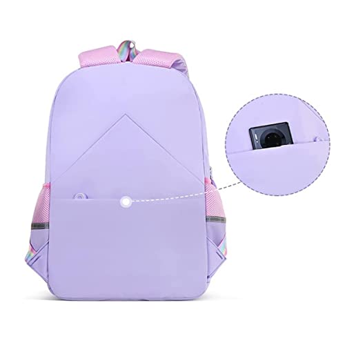 XYXBEBAO Large Girls Schoolbag Student Schoolbag 15.6 inch Laptop Backpack Kawaii Backpack (Pink) age:over 8 years old