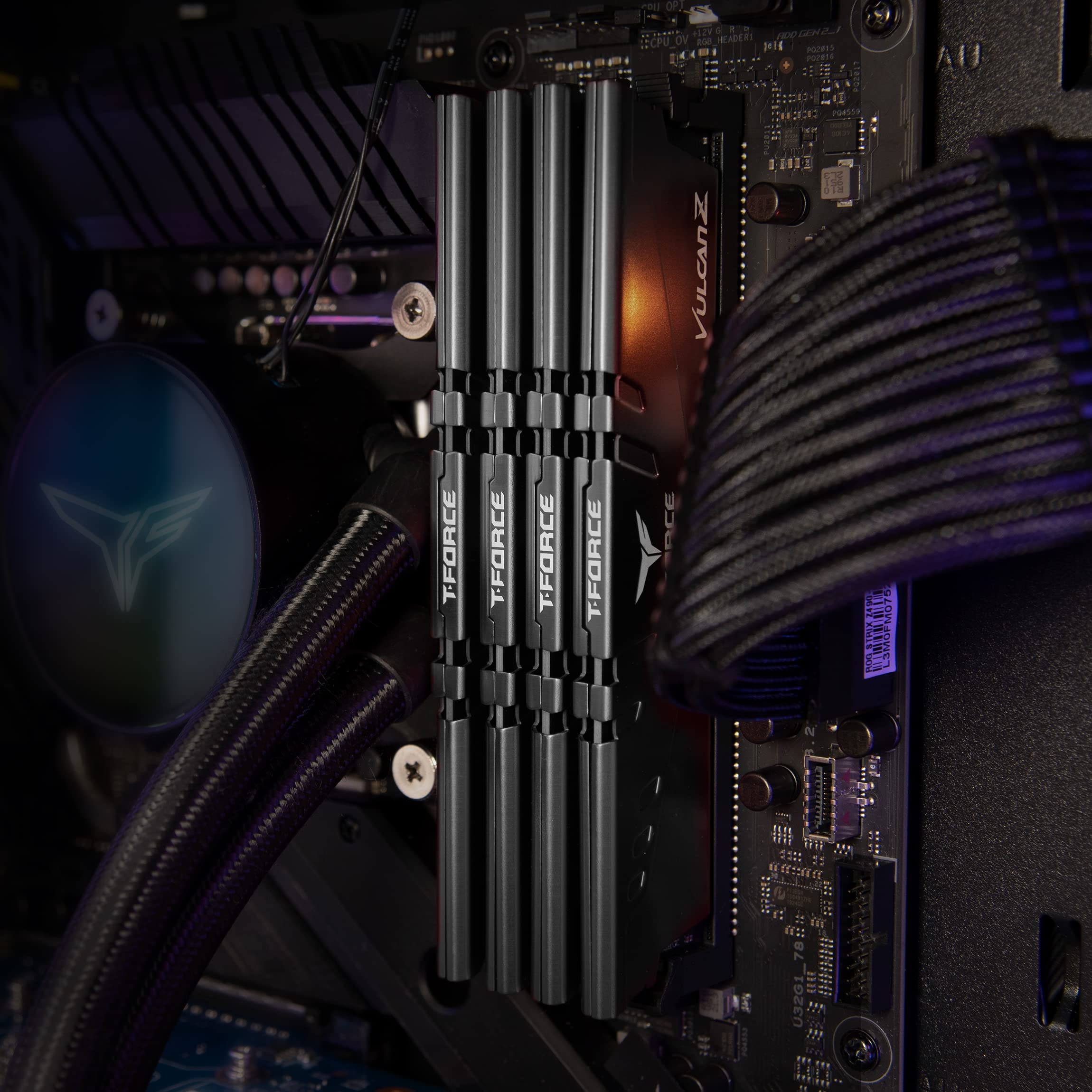 TEAMGROUP T-Force Vulcan Z DDR4 16GB Kit (2x8GB) 3000MHz (PC4-24000) CL16 Desktop Memory Module Ram (Gray) - TLZGD416G3000HC16CDC01