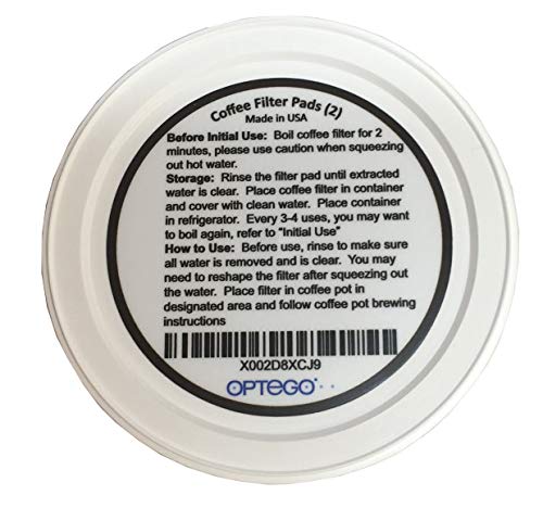Replacement Coffee Filter Pads, for Filtron Cold Brewer, 2/pack