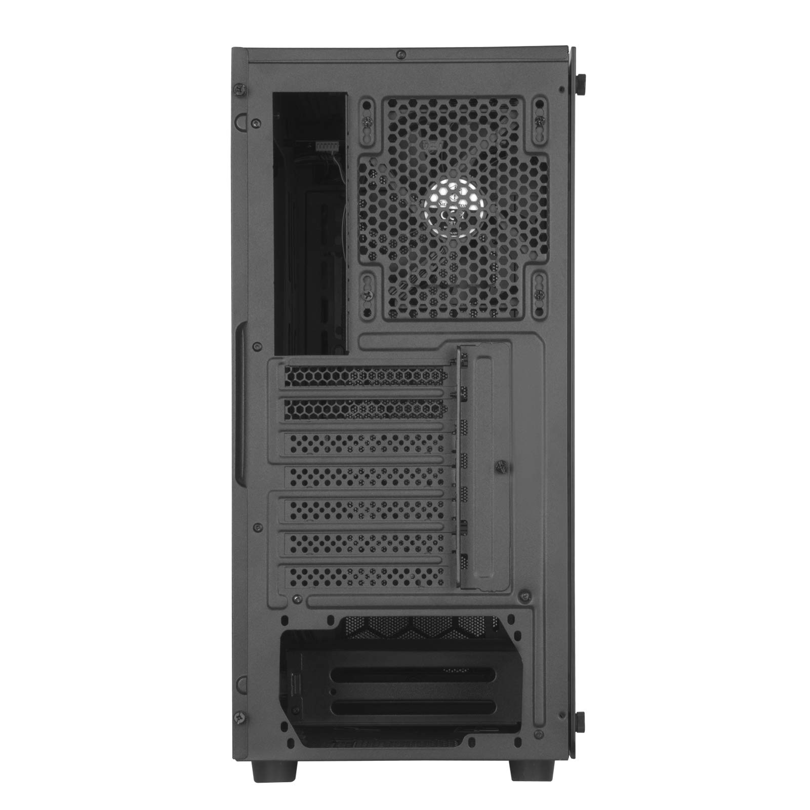 SilverStone Technology FARA R1, Tempered Glass, Black, Mid-Tower ATX Case with Micro-ATX and Mini-ITX Support, SST-FAR1B-G