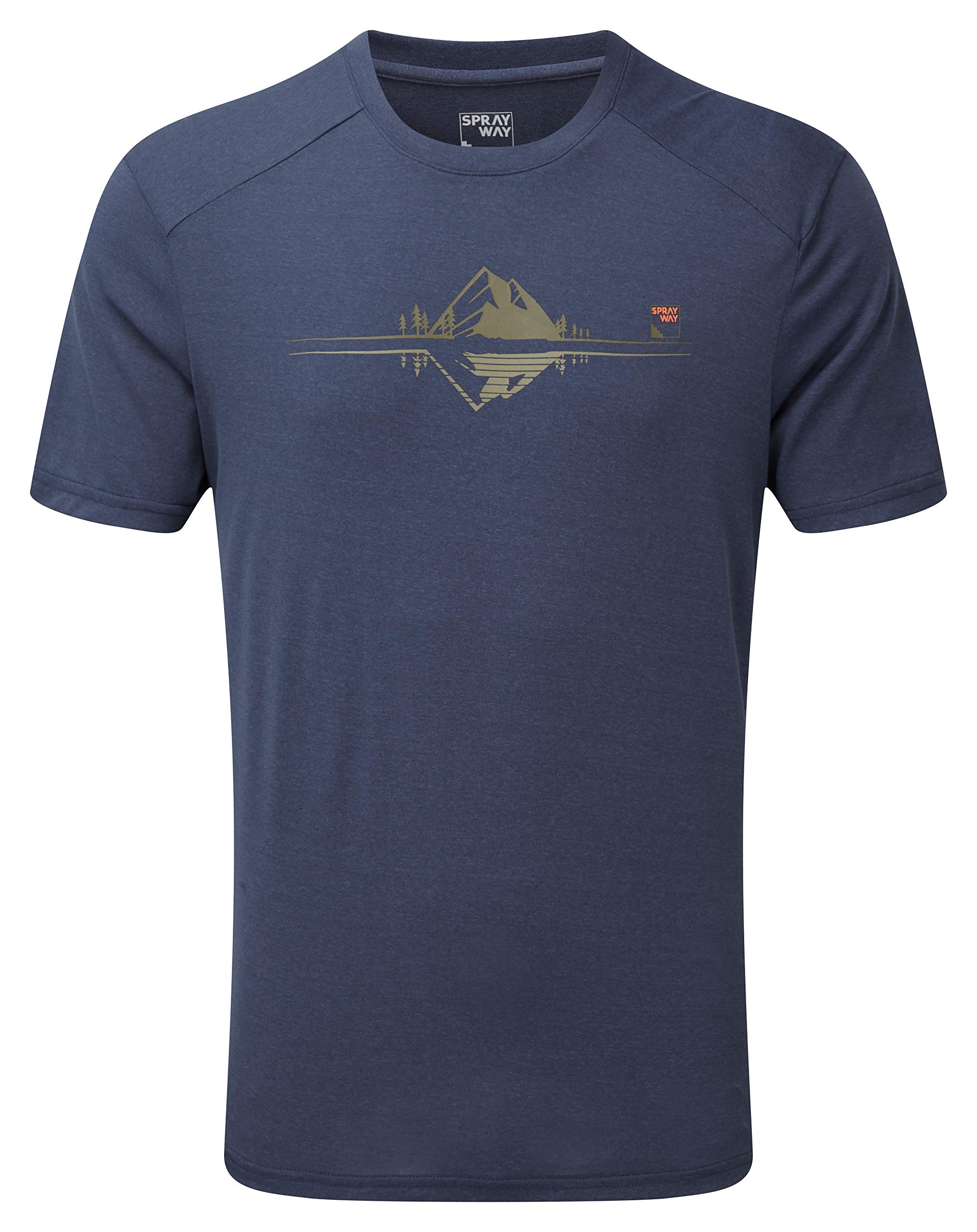Sprayway Mens Reflection Tee, Light Blazer, Medium