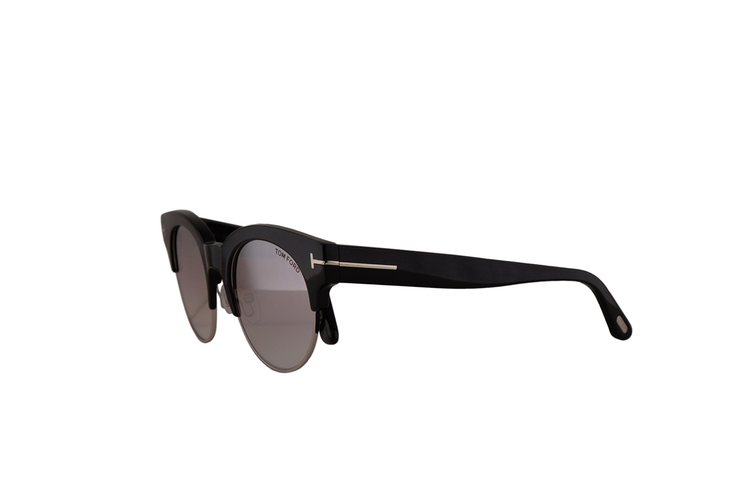 Tom Ford FT0598 Henri-02 Sunglasses Shiny Black w/Violet Mirror Lens 01Z TF598 FT598