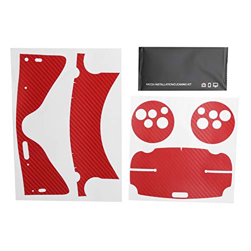 VR Protective Sticker, Easy to Paste PVC Material VR Controller Headset Stickers for Professional Use for Protect Your Equipment(Carbon red)