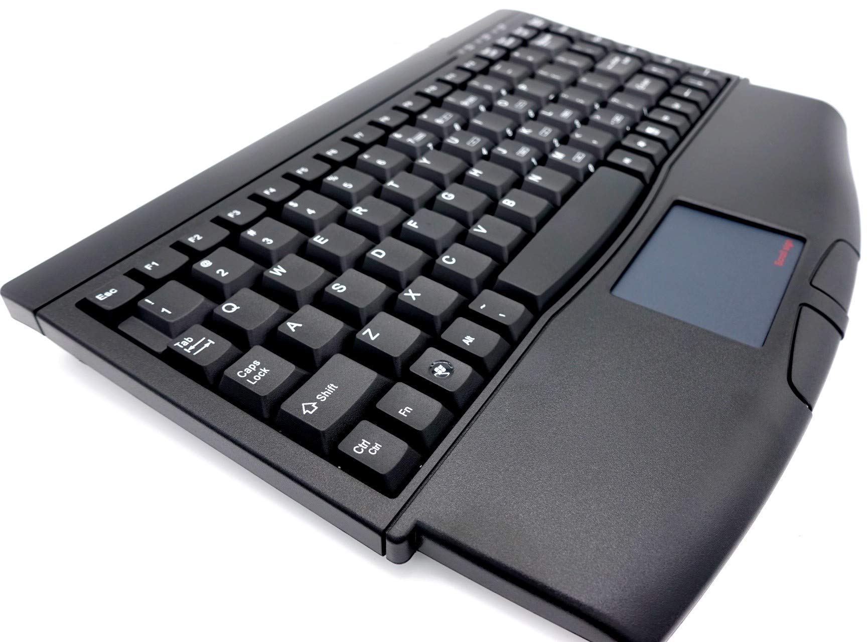 SolidTek Mini Keyboard with Touchpad USB Interface Black KB-ACK540UB