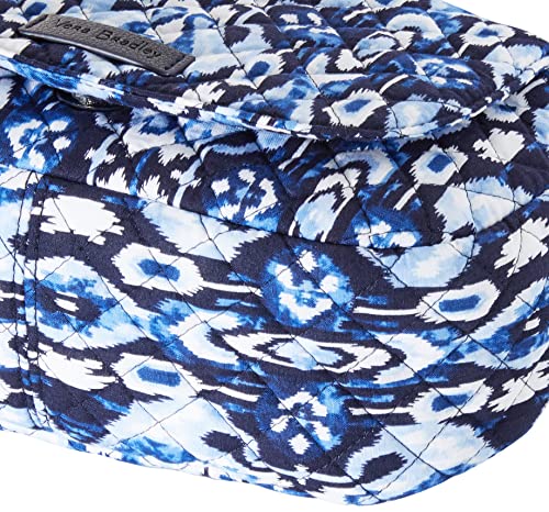 Vera Bradley Women's Cotton Carson Mini Shoulder Bag Crossbody Purse, Ikat Island, One Size