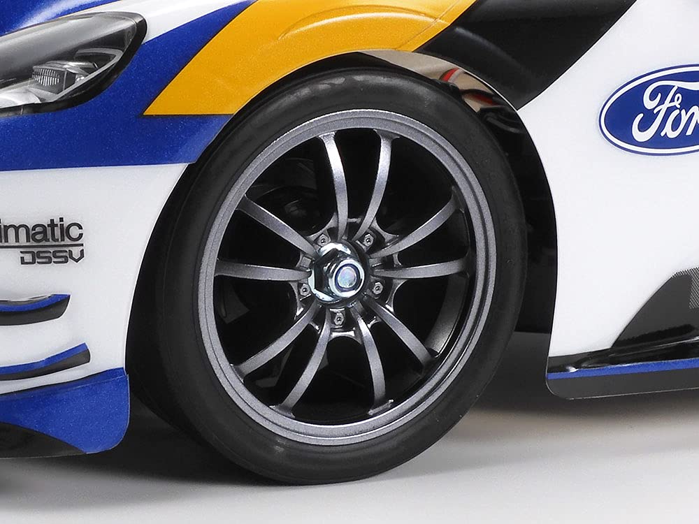 TAMIYA 58689 1:10 Ford GT Mk.II 2020 (TT-02), Remote Controlled Car, RC Vehicle, Making, Assembly Kit Model, Unisex Adult,Multicoloured
