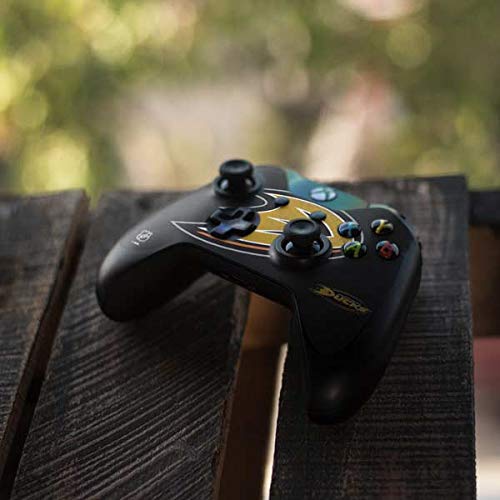 Skinit Decal Gaming Skin compatible with Xbox One Controller - Officially Licensed NHL Anaheim Ducks Distressed Design