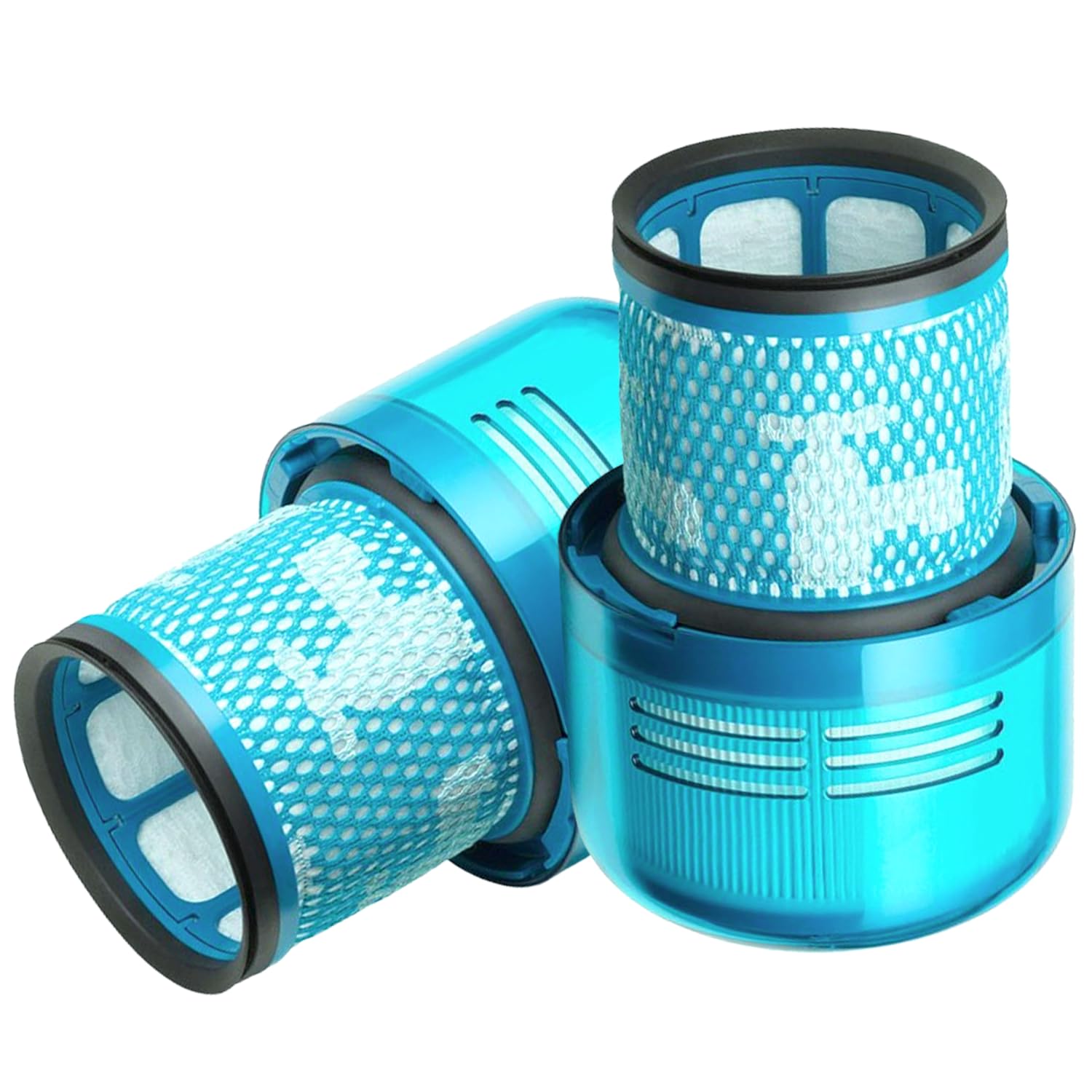 Premium Vacuum Filter Replacement Part Compatible with Dyson V15 Detect, Dyson V11 Animal Filter, Dyson V11 Filter, Dyson V15 Filter, Dyson V15 Detect Filter, Compare to Part 970013-02 (2 Filters)
