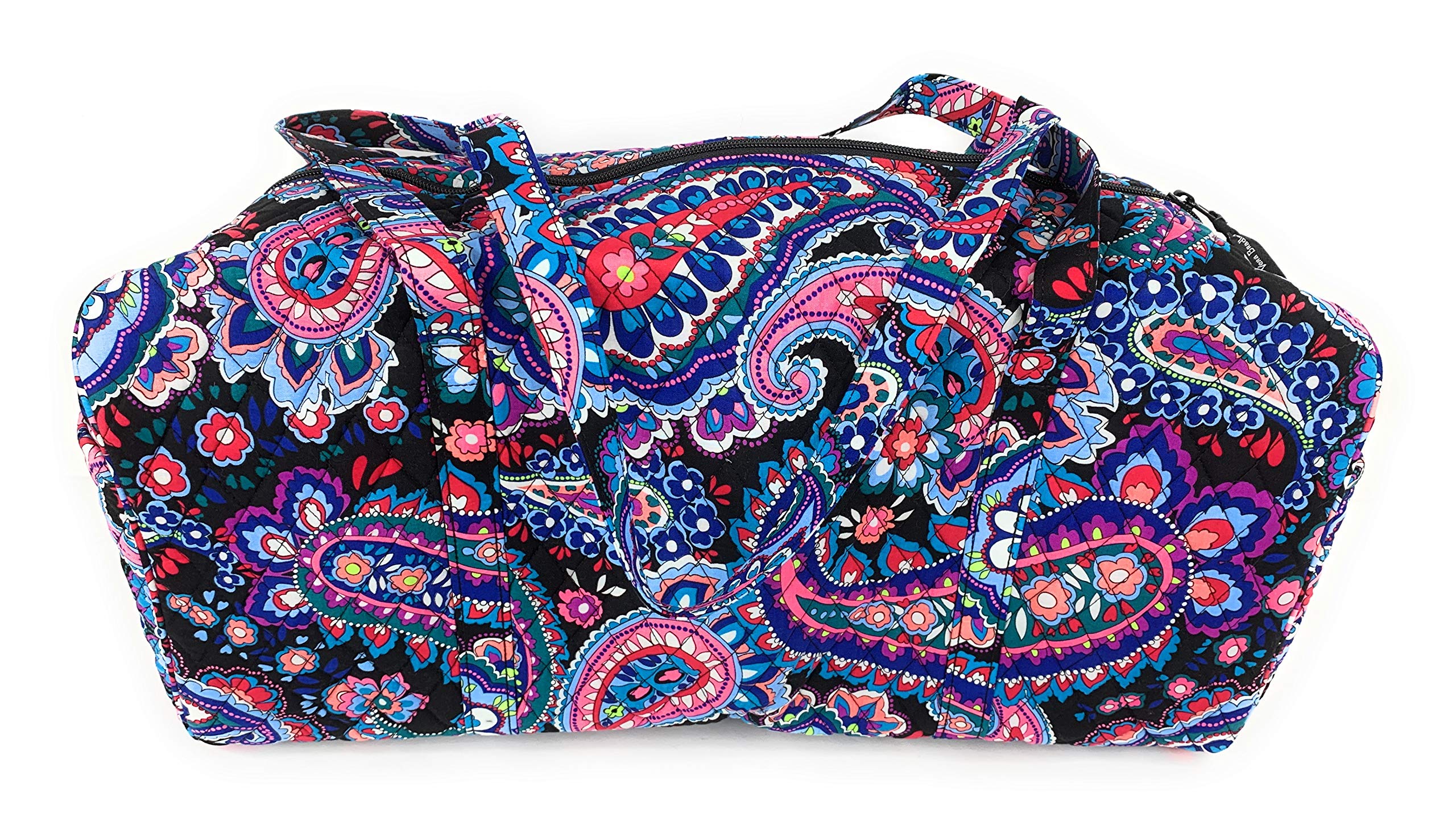 Vera Bradley X-Large Travel Duffel Quilted Cotton Haymarket Paisley